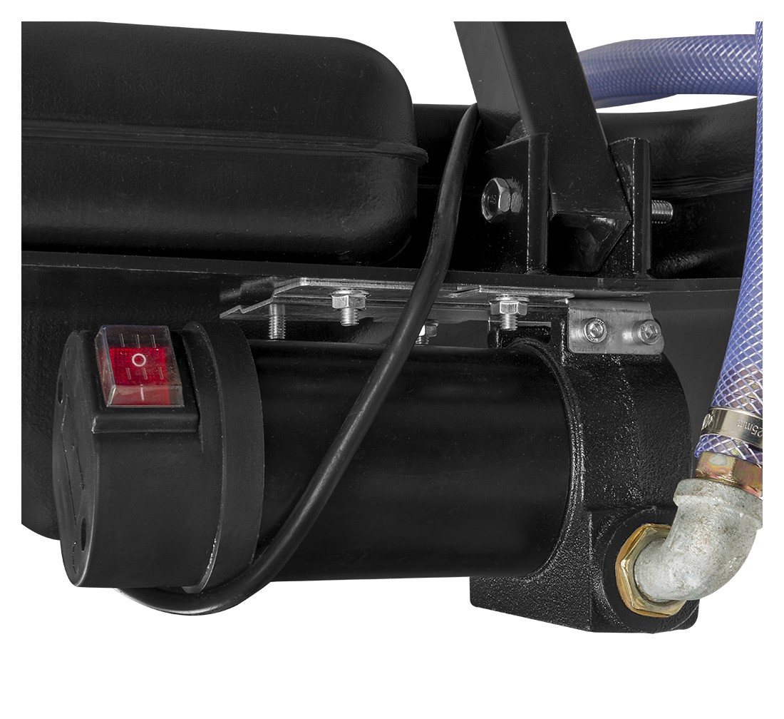 Oljetråg/Vagn D-320 med elektrisk pump - SKÅNEIMPORTEN